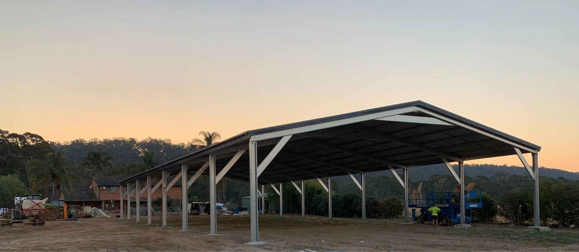 Steel Outdoor Undercover Areas & Shelters - Phone: 1300-94-33-77