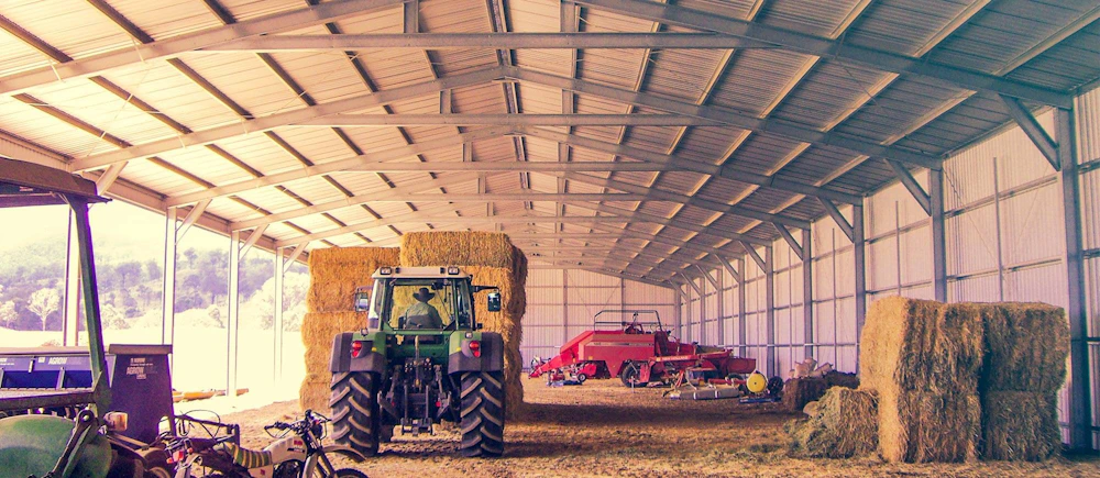 Open Front & Open Bay Farm Sheds - Phone: 1300-94-33-77