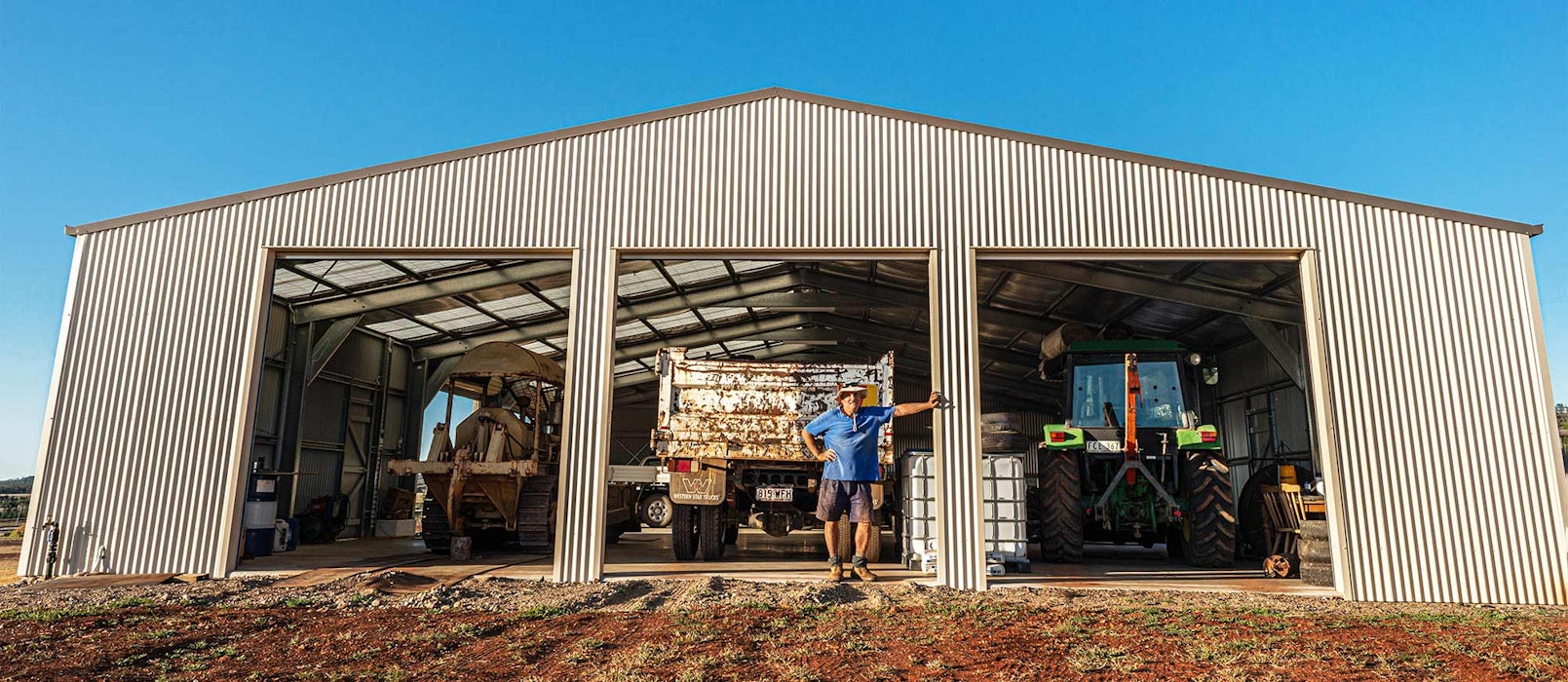 Machinery Storage Spectacular in Paperbark