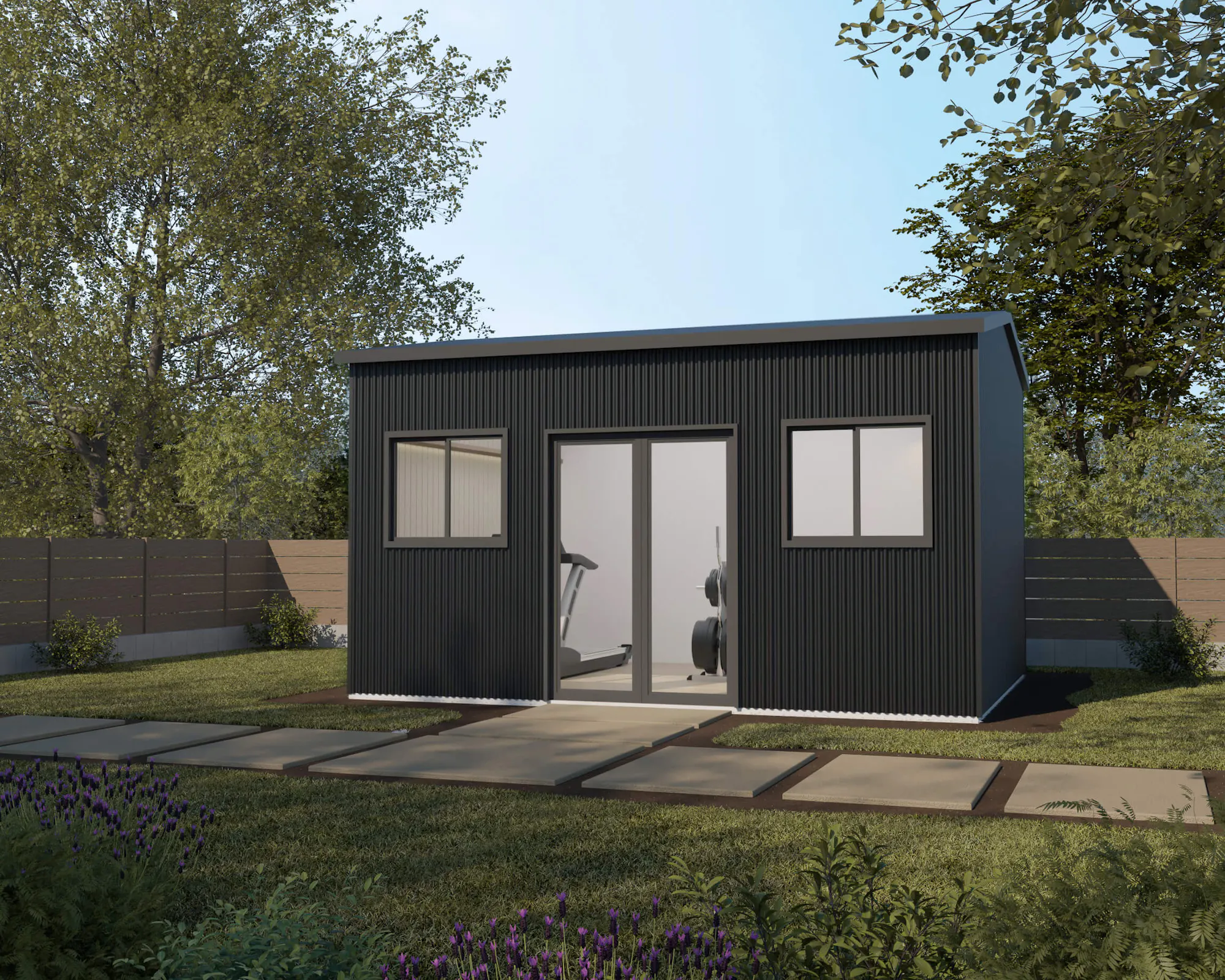 Gable Studio Shed | Backyard Steel Kit