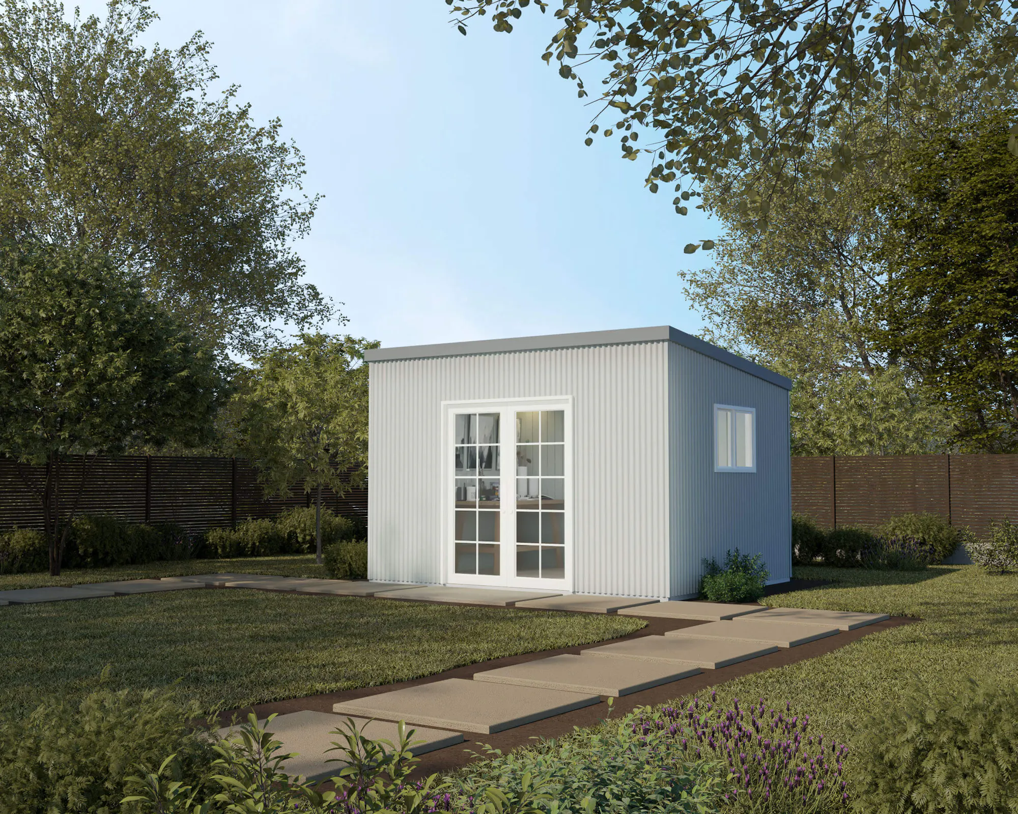 Skillion Studio Shed | Backyard Steel Kit